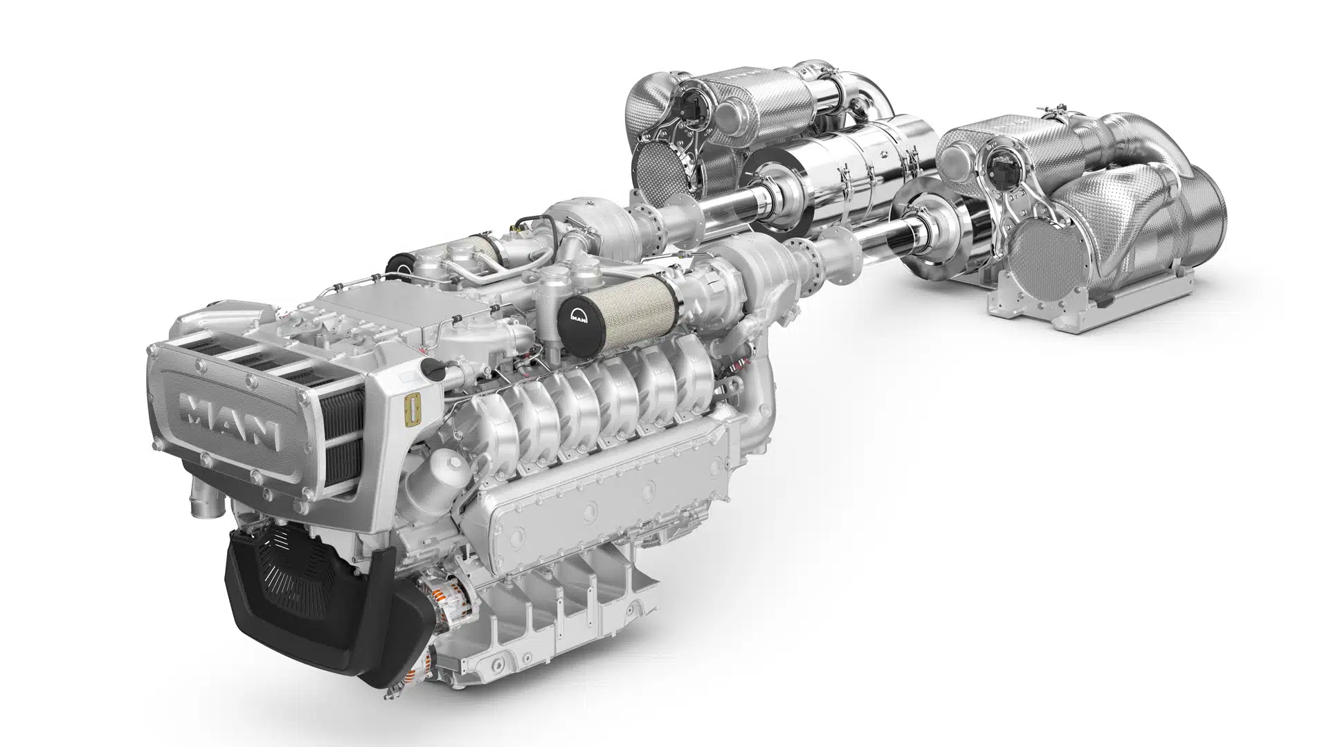 The new MAN 30-liter engine: compact, 1250 hp and Stage V - MAN Rollo