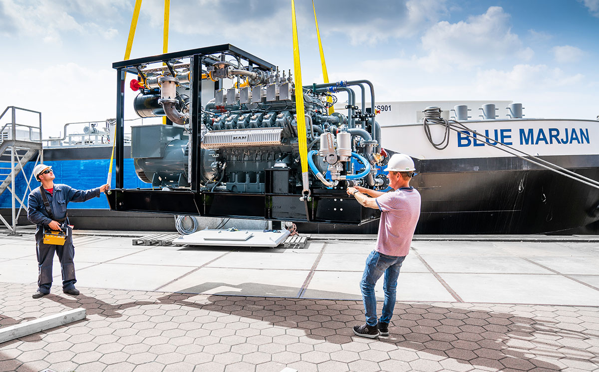 LNG generator sets Classified Certified – MAN Rollo